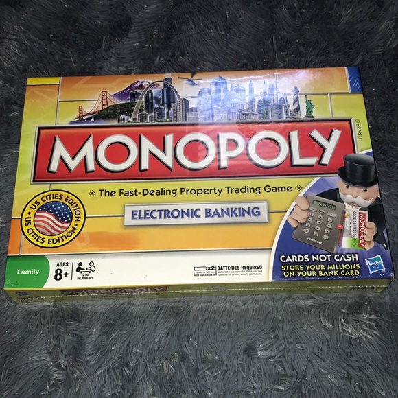 Hasbro | Toys | Hasbro Monopoly Electronic Banking Board Game 208 New ...